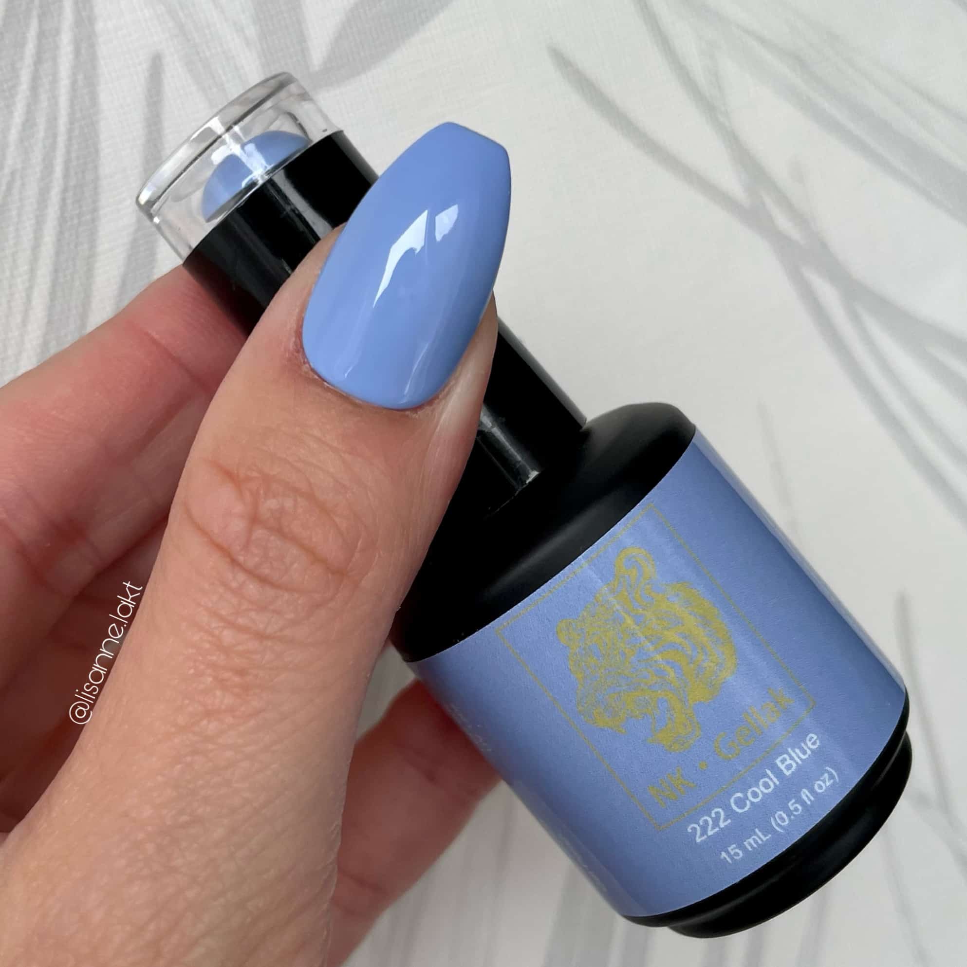 Gellak kleur Cool Blue 222 - NK GELLAK